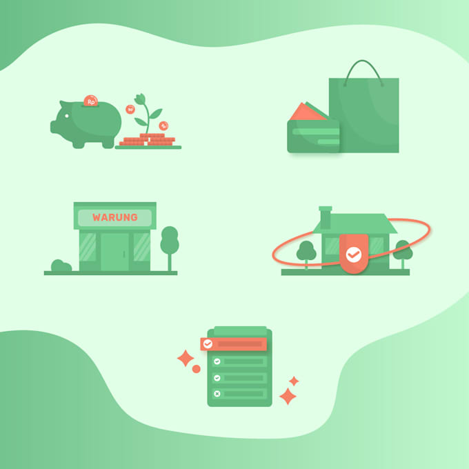 Make eye catching illustration icons for your web or app by Agsenstudio ...