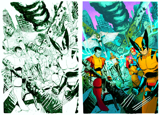 Draw awesome comic book illustration or design comic by Tusherislam20 ...