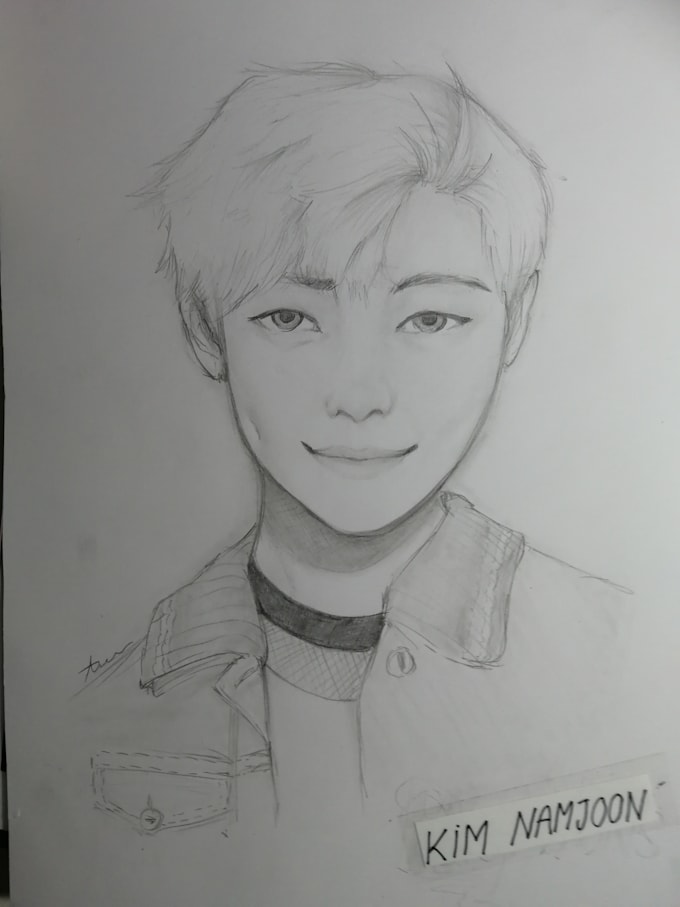 Draw a portrait of anyone by Drawstap | Fiverr