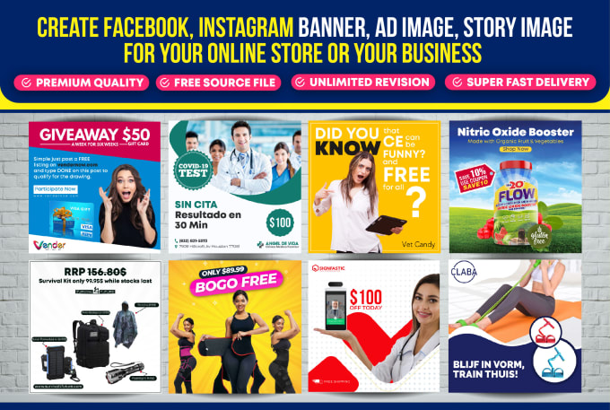 Design premium facebook ads or post image in 24 hours by Sumon369 | Fiverr