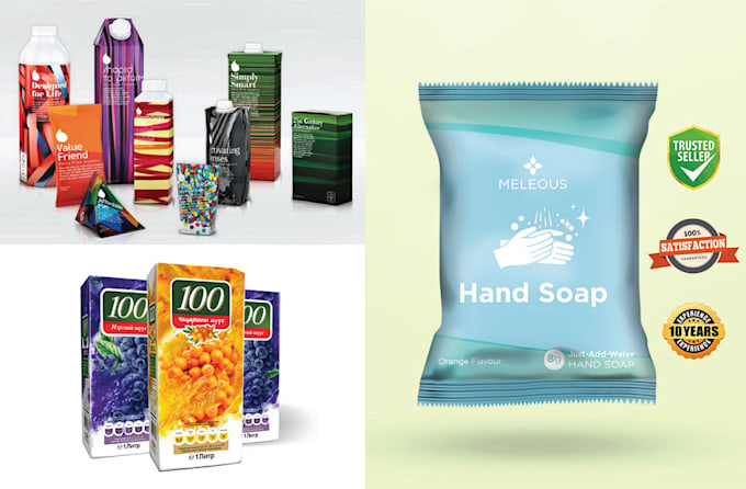 Design packaging box or label for printing by Expro_designer | Fiverr