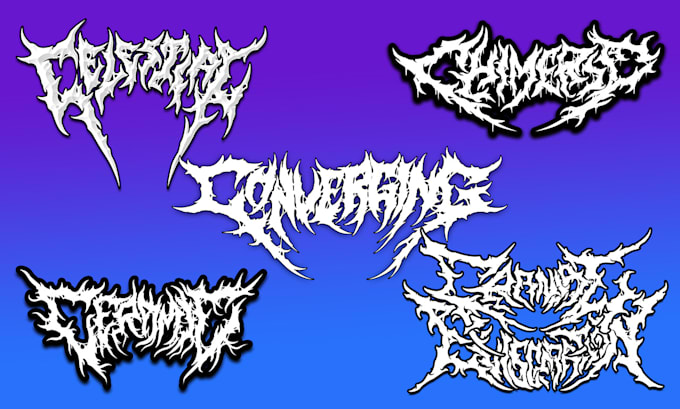 Hand draw an extreme metal logo by Stonepaq | Fiverr