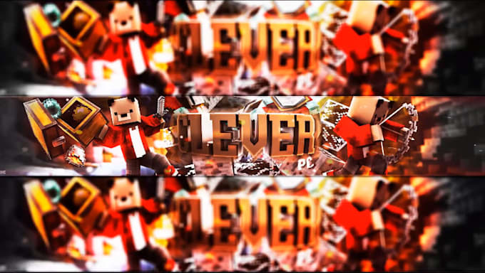 Make a great youtube or twitch minecraft banner by Nakegraphics | Fiverr