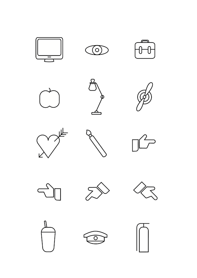 Design the best icons by Marconegrao | Fiverr