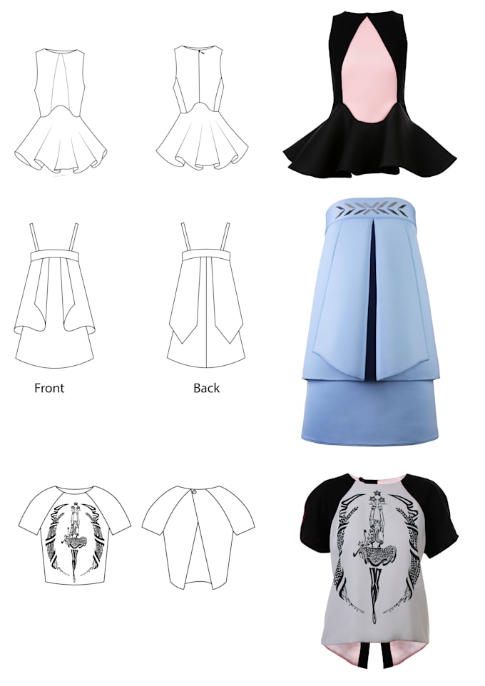 Sew prototype, make production for prototypes, sewing by Mucinaclothing ...