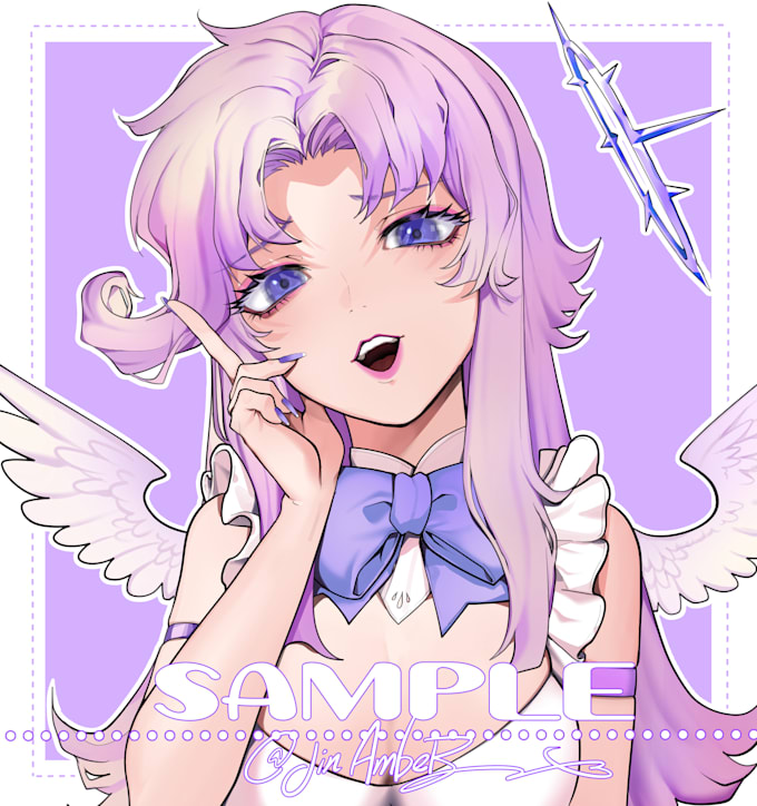 Draw pro anime character for you by Jin_amber | Fiverr