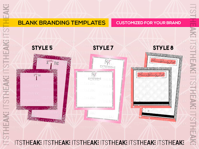Customize a blank social media template set for your brand by Itstheak ...
