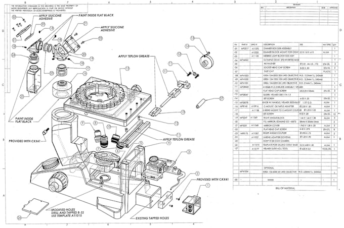 Create models and manufacturing drawings for machine components by ...