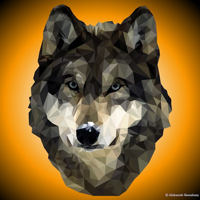 Draw your favorite animal in low poly style by Paintermen | Fiverr