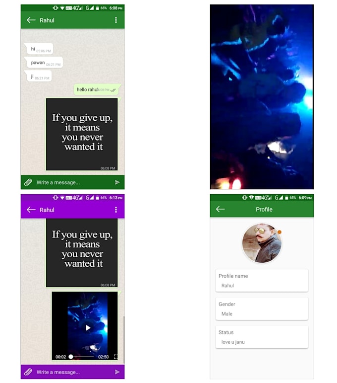 Provide whatsapp clone with firebase database by Ndroideveloper | Fiverr