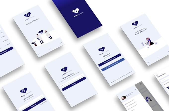 Design mobile application splash screen ui ux design by Monagraphics ...