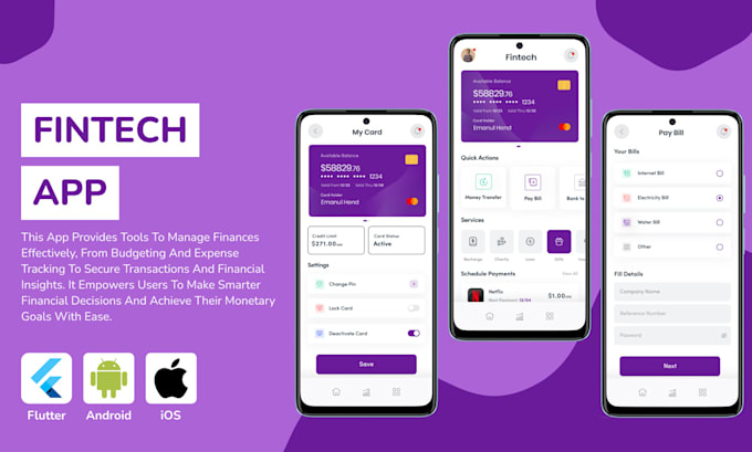Do mobile app development for android and ios using flutter ...
