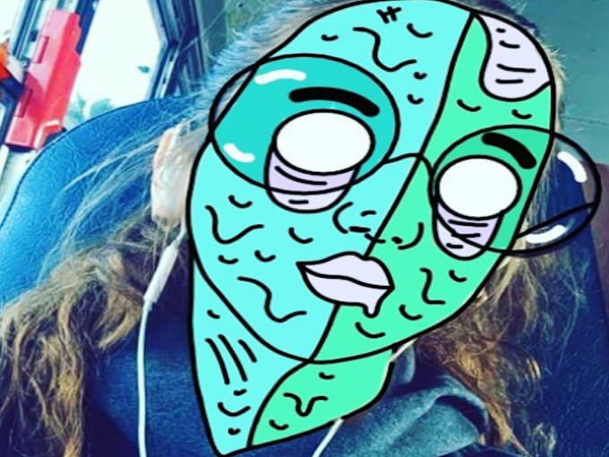 Make you a melted face profile picture by Thebigoof | Fiverr