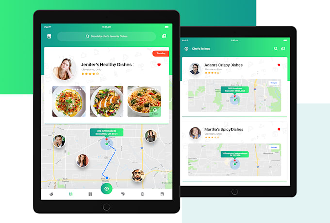 Do minimal ipad ios app ui design by Roundigit | Fiverr