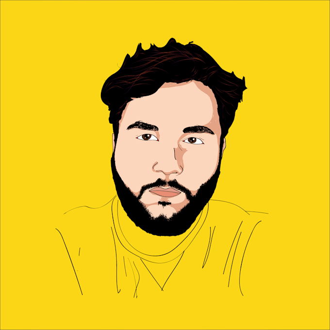 Create your personalized vector illustration by Mwasayiq | Fiverr