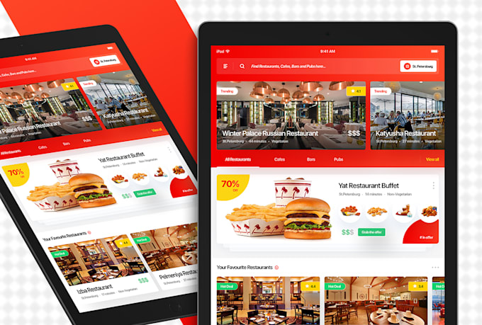 Do creative ipad app ui design by Oneonedigital | Fiverr
