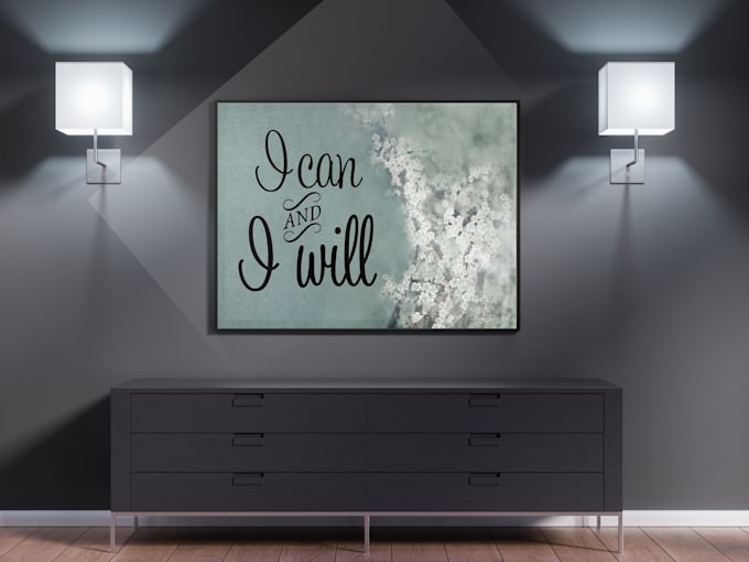 Design an amazing poster for your room wall by Humairakhan1980 | Fiverr