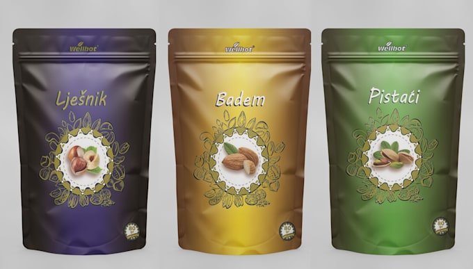 Make you professional eye catching package designs,labels by ...