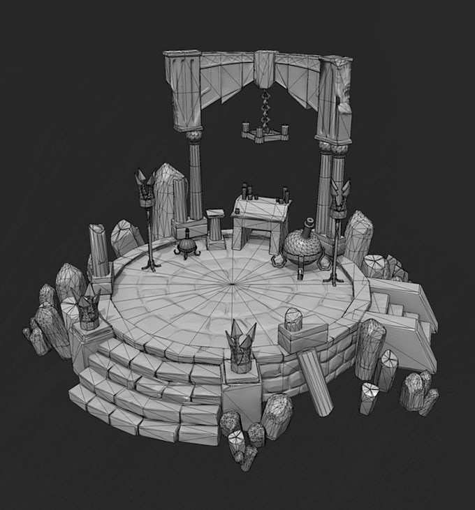 Environment and prop model by Kkosik | Fiverr