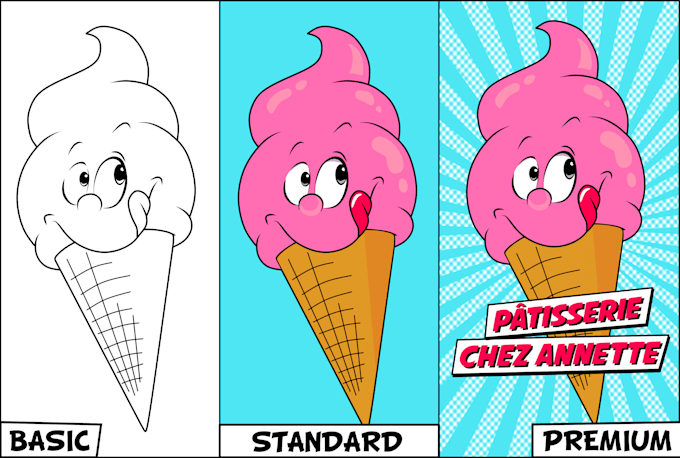 Draw cartoon object, logo, banner etc by Imunja | Fiverr