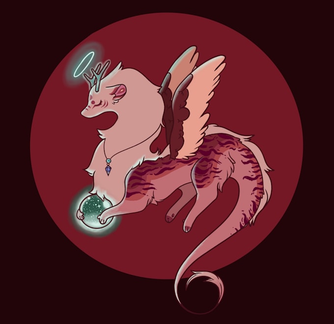 Personalized dog sona or fursona by Inkyraptor | Fiverr
