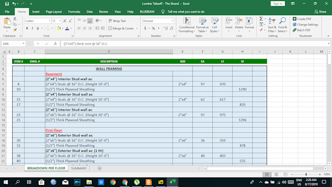 Planswift Cost CostX Digital Estimating- Exploring 5D BIM Estimating & Features