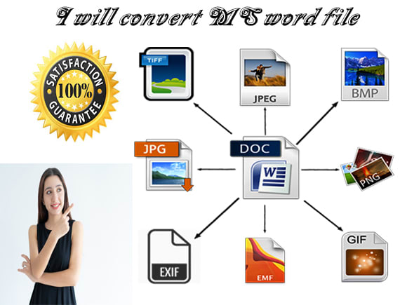 Convert ms word file to pdf ,jpg, png, ppt by Rizwanpk | Fiverr