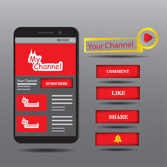 Set logo for your channel youtube by Rianeskom | Fiverr