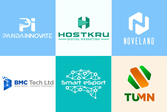 Create a modern technology, startup, apps, and security logo by Widya ...