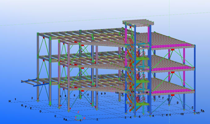 Analyze and design steel civil engineering structures by Bazeed | Fiverr