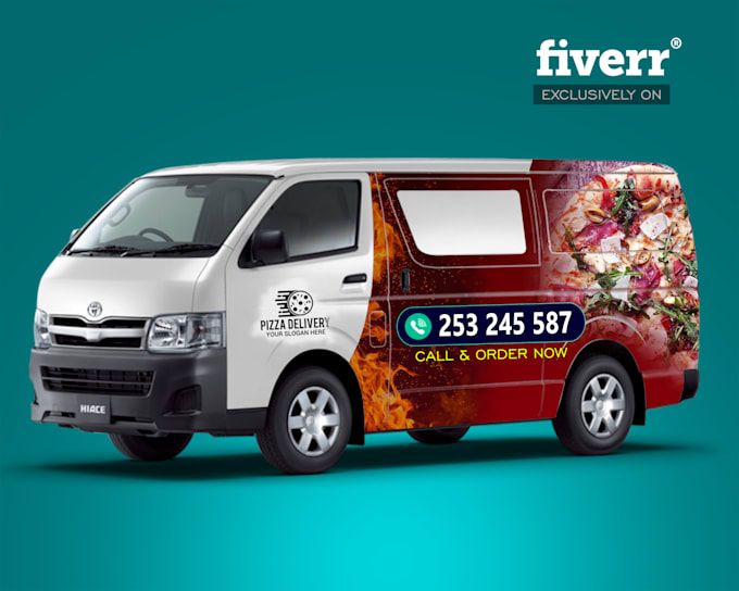 Make eye catching vehicle wrap design by Tharindu_art | Fiverr