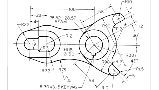 Draw 2d drawing in autocad by Fahad87n | Fiverr