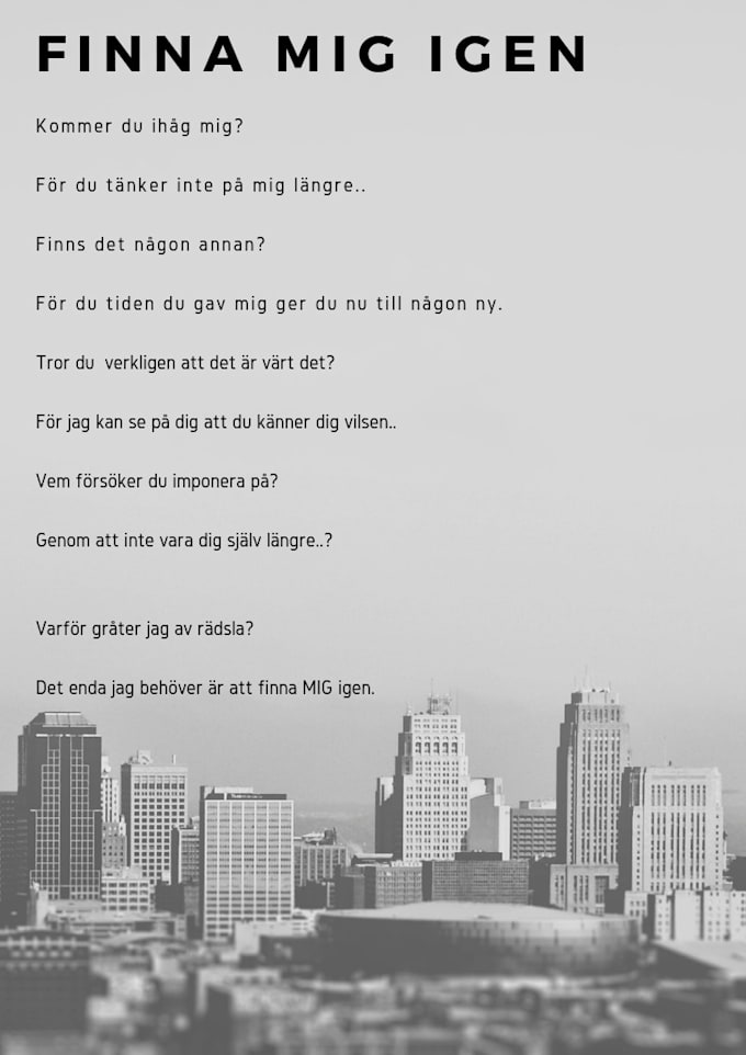 Write a swedish poem about whatever you want by Fameriksson | Fiverr
