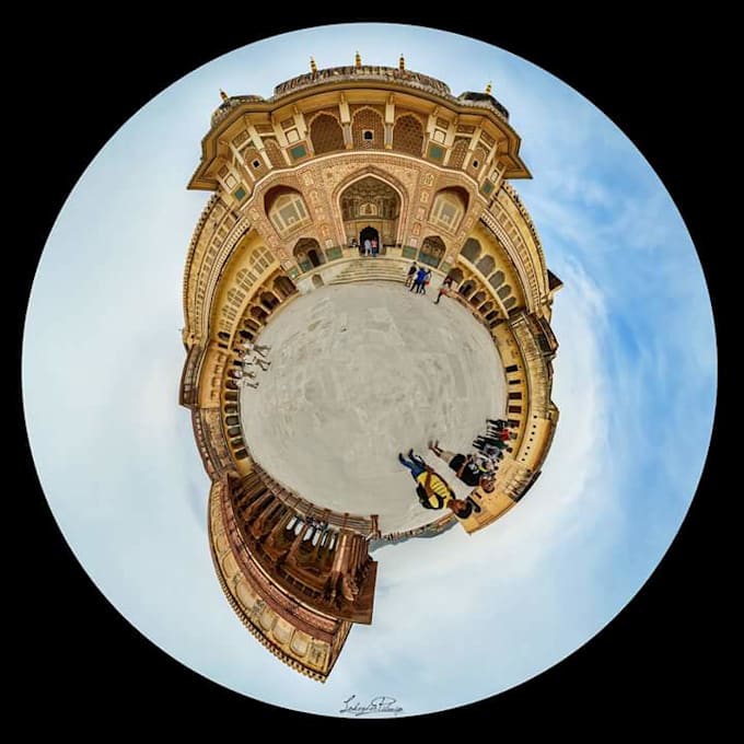 Convert your panorama into a circular tiny planet photograh by ...
