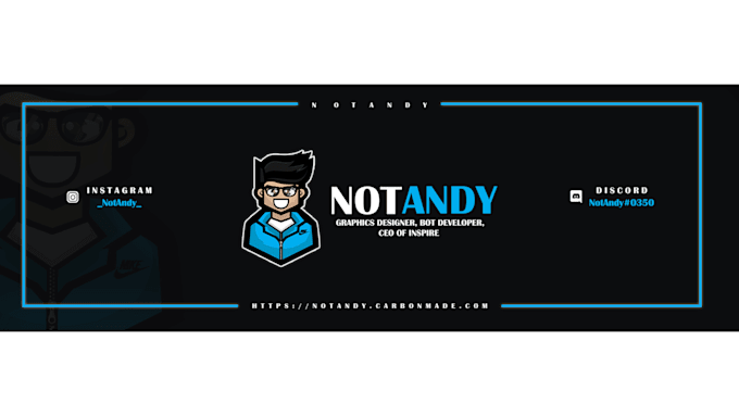 Create an amazing youtube banner by Notandy | Fiverr