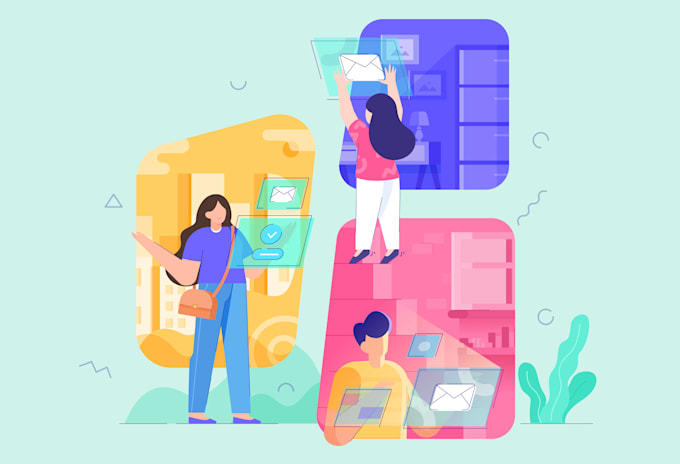 Design a worldwide class flat illustration by Latbulu | Fiverr