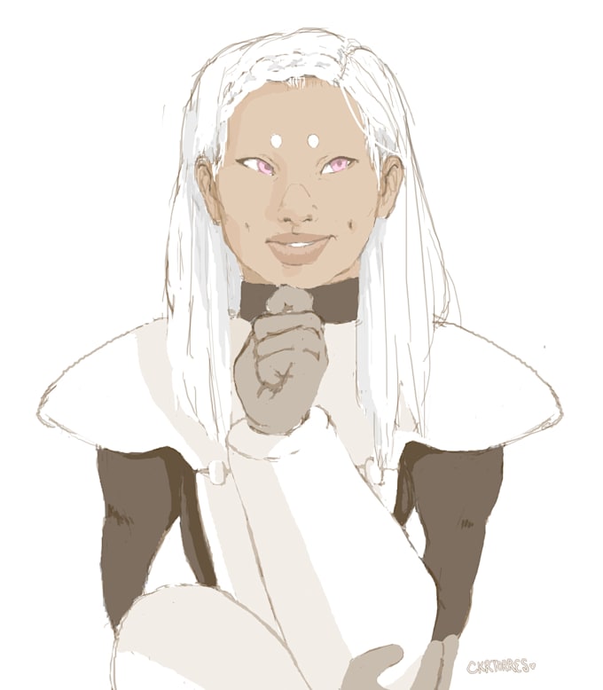 Draw portraits and avatars by Claudetorres | Fiverr