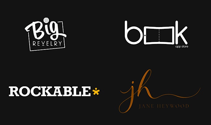 Create 5 eye catching fonts logo in just 12 hrs by Ahsanhashim | Fiverr