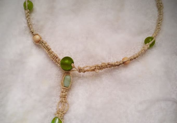 Make you a custom hemp necklace by Retrospecs | Fiverr