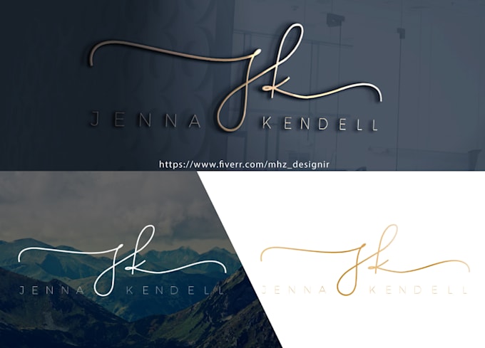 Design elegant professional handwritten signature logo kit by Mhz ...