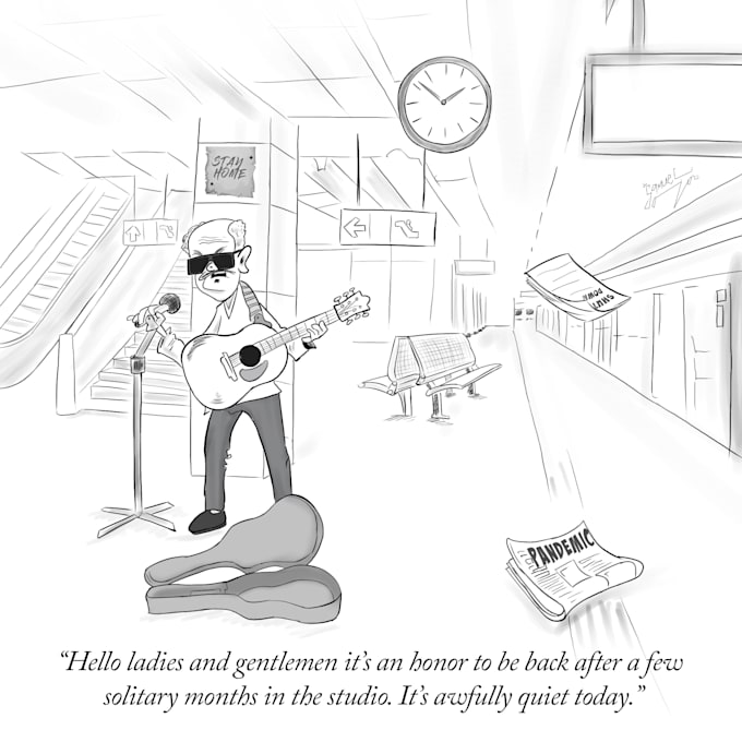 Draw custom made cartoons for your blog or website by Samuel_toons | Fiverr