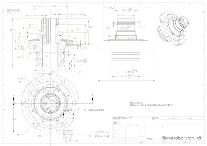 Make manufacturing drawing for your product by Dejanme | Fiverr