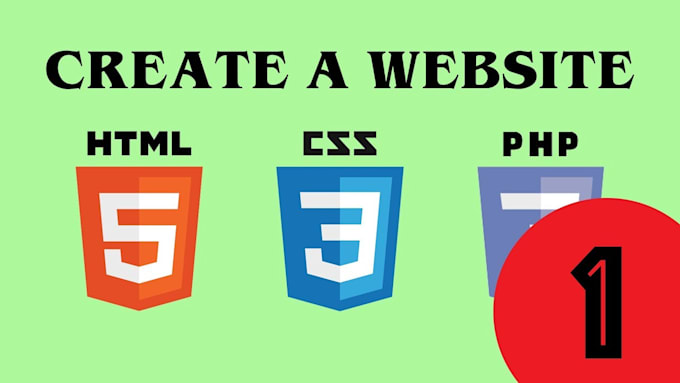 Create a professional website using html, css, php by Easydata | Fiverr