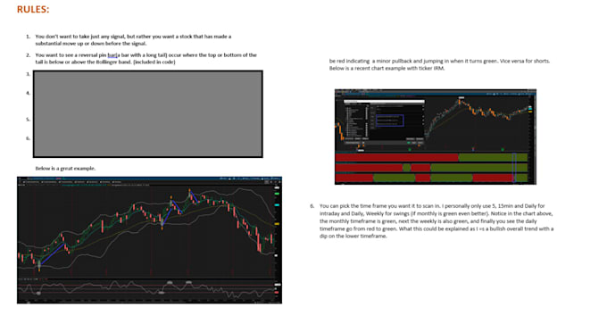 Step by step trading strategy for stocks on thinkorswim with thinkscript codes by Tazmaze43 | Fiverr