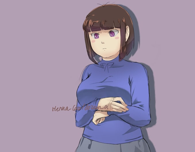 Do quality cell shade anime illustration by Hennarukonian | Fiverr