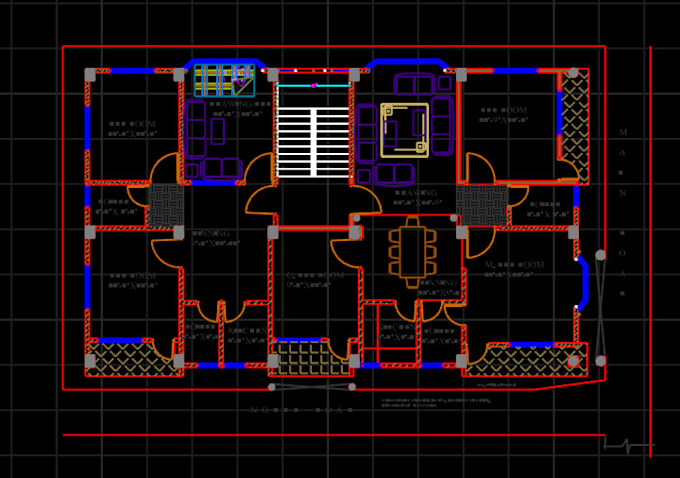 Create your building 2d floor plan in autocad with professional work by ...