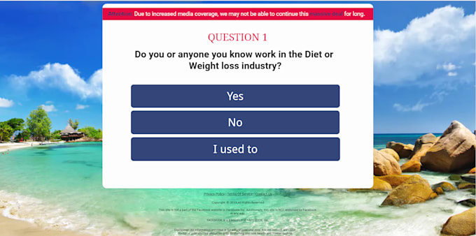 Create a winning sales quiz funnel for your social ads by Sdiceon | Fiverr