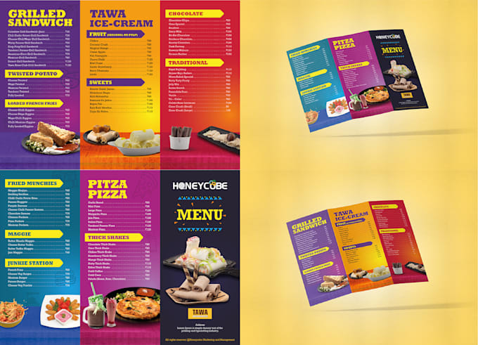 Design attractive and professional restaurant menu,prize menu by ...