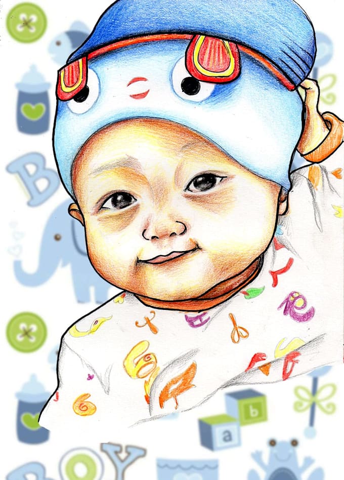 Draw a caricature of your personality by Beatricelauren | Fiverr