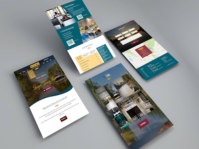 Design an attractive, unique, professional web ui by Designersophie ...